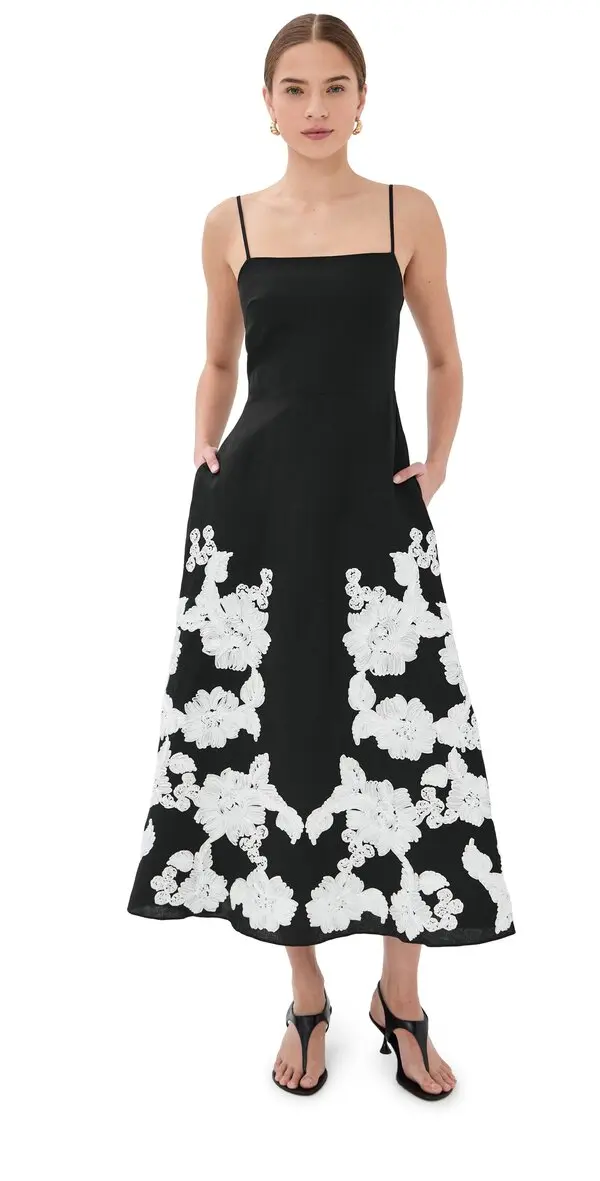 Simkhai Annabella Sleeveless Midi Dress