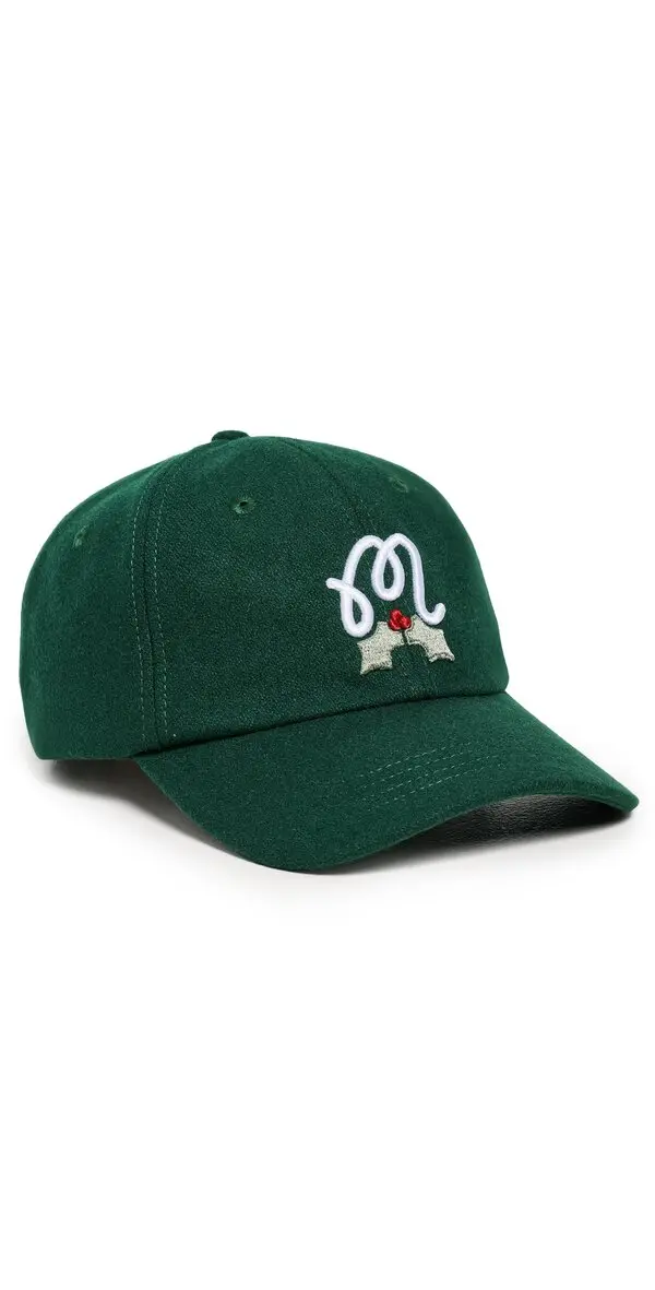 MALBON Mistleflow Dad Cap - Hunter Green