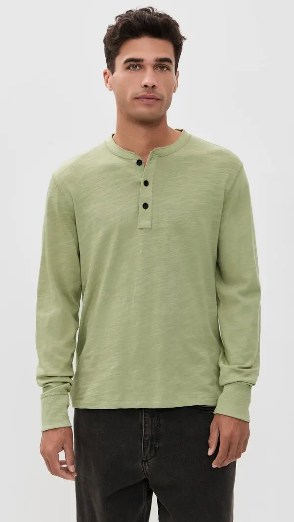 Rag & Bone Classic Flame Henley