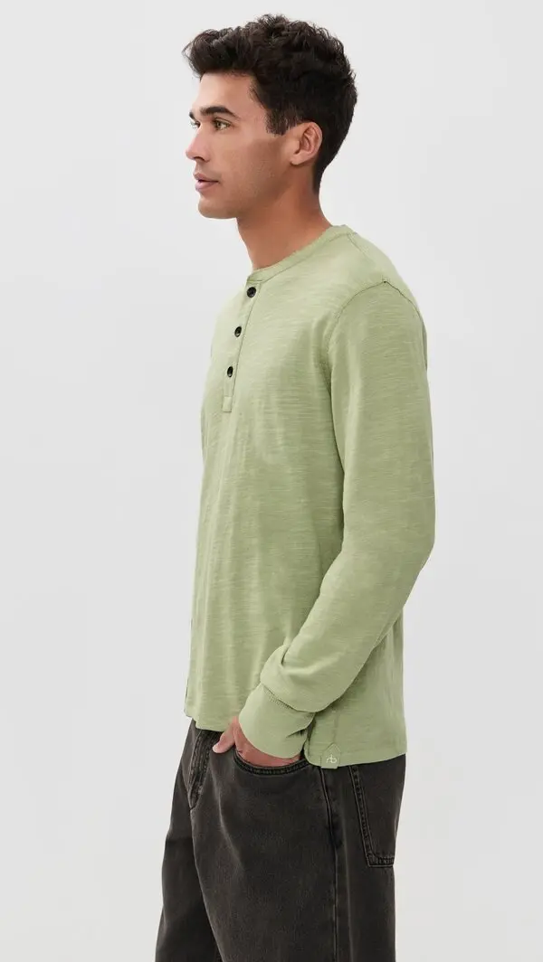 Rag & Bone Classic Flame Henley