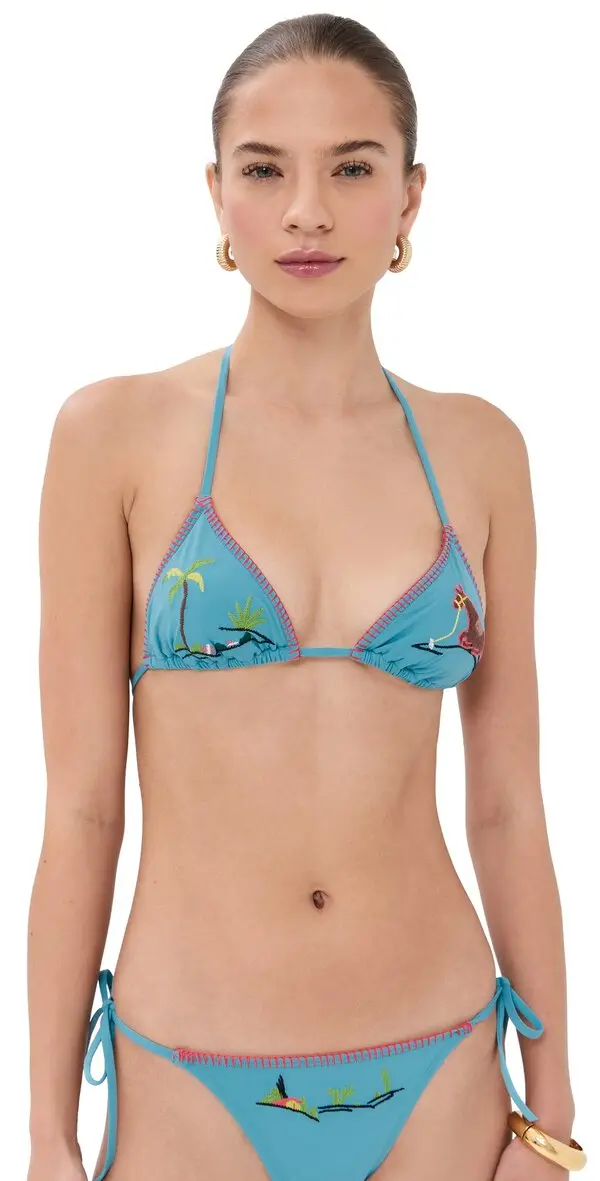 Staud Lido Bikini Top - Riviera Cove