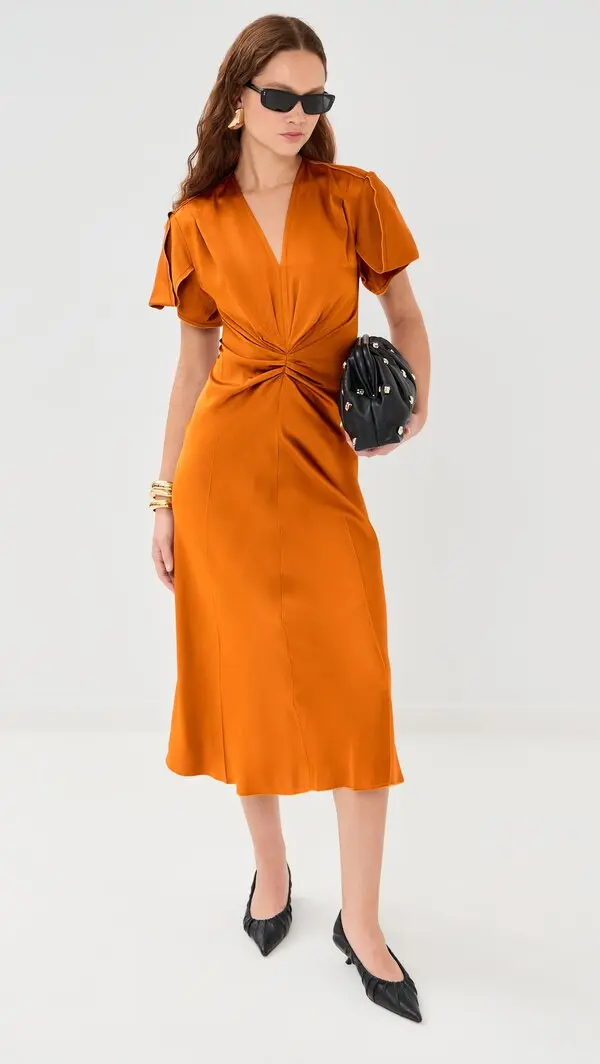 knee length dresses for ladies Victoria Beckham