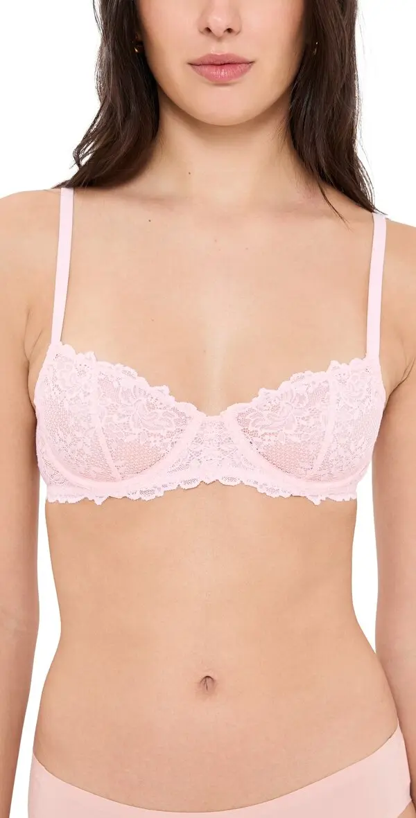 Natori Heavenly Convertible Underwire Balconette Bra - Whisper Pink