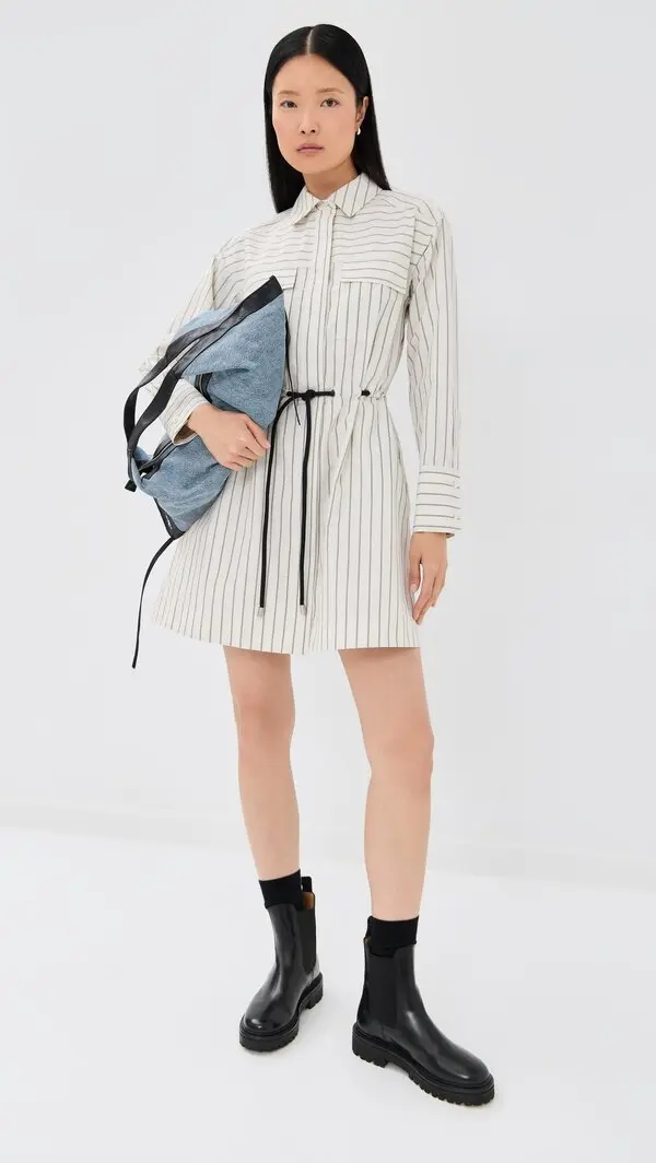phillip lim shirt dress Stripe Shirt Dress - Thyme Multi