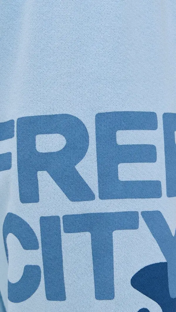 FREECITY French Terry Sweatpants - Blueice