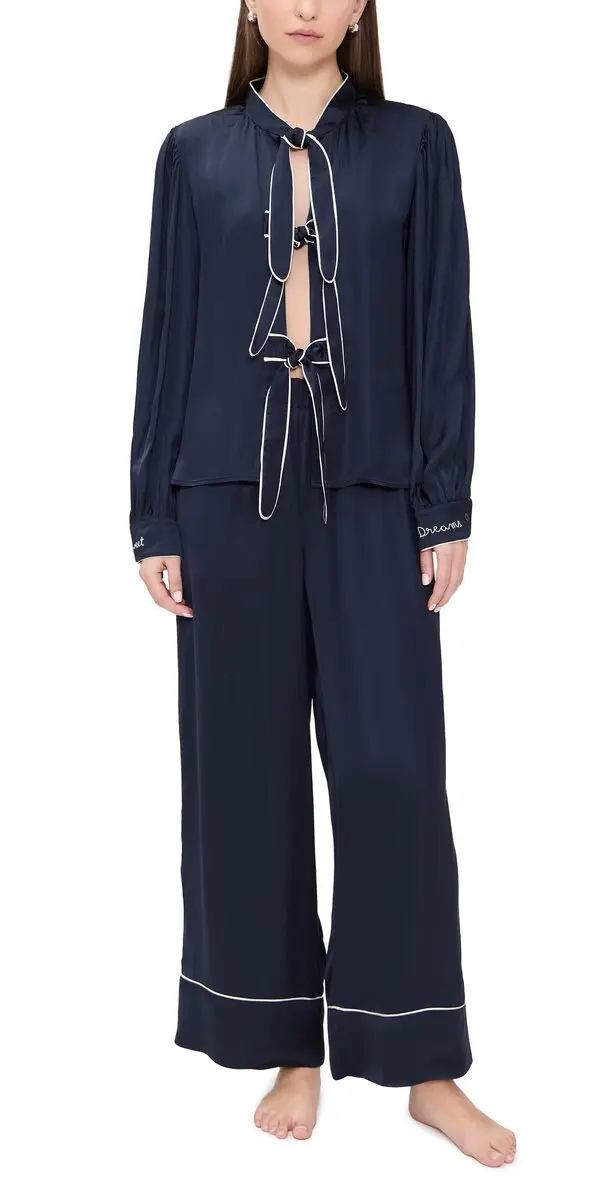 Sea Marceline Sleepwear Pajama Set - Navy