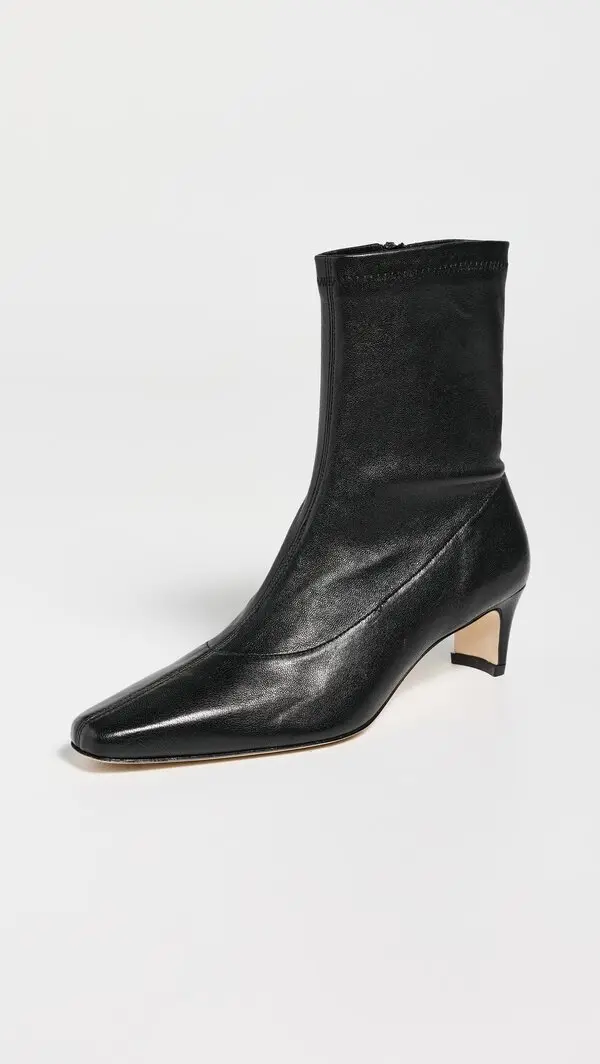 Staud Wally Sock Ankle Boots - Black
