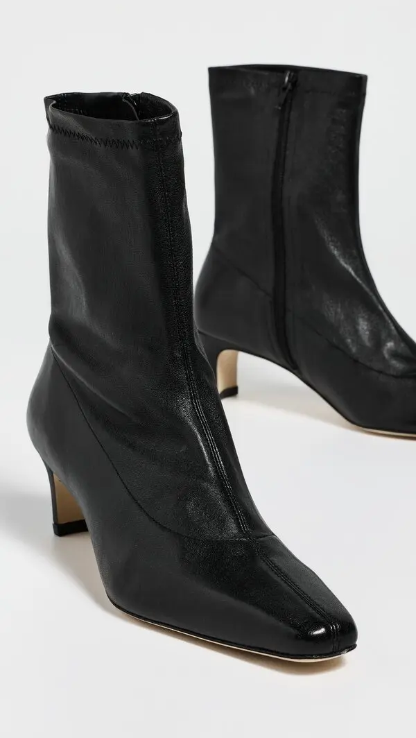 Staud Wally Sock Ankle Boots - Black