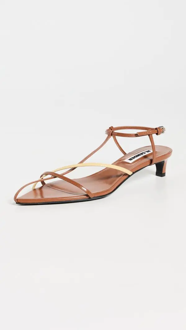 JIL SANDER Goatskin Sandals