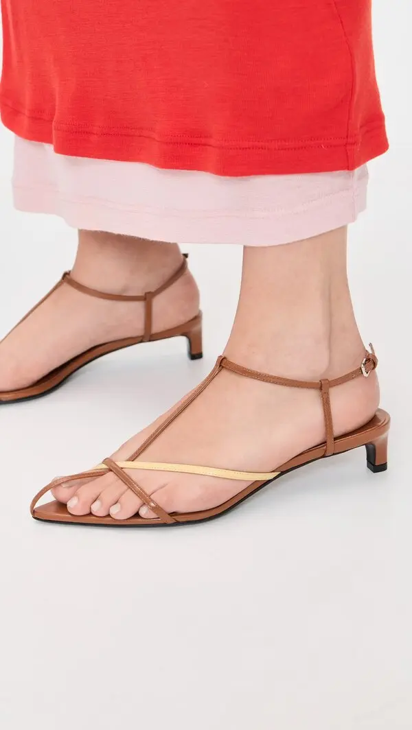 JIL SANDER Goatskin Sandals