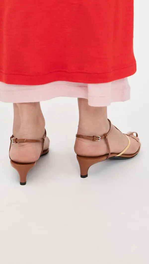 JIL SANDER Goatskin Sandals