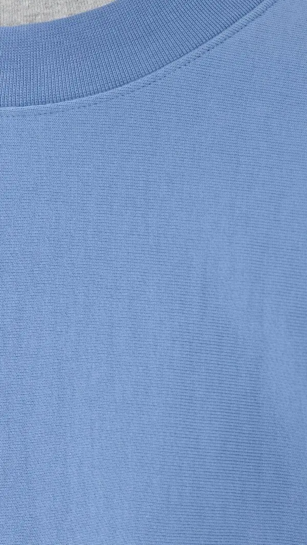 Tibi Cocoon Crewneck Sweatshirt - Light Blue