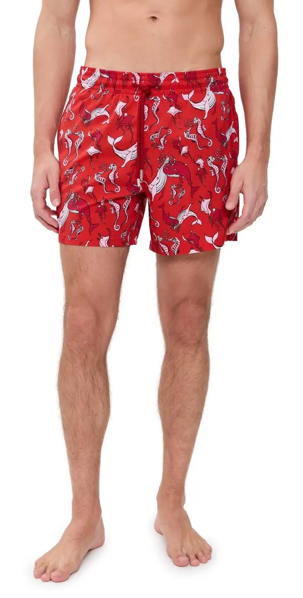 Vilebrequin Moorise Swim Trunks - Coquelicot