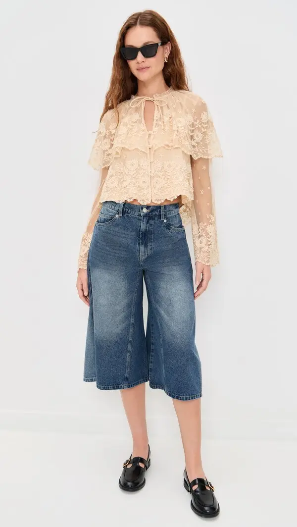 Sea Bronte Embroidered Long Sleeve Top