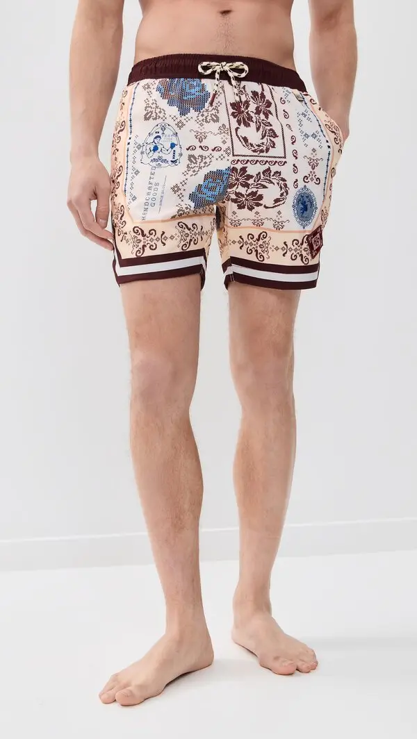 Agua Bendita Printed Swim Trunks