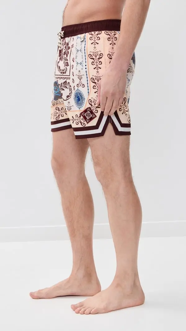 Agua Bendita Printed Swim Trunks