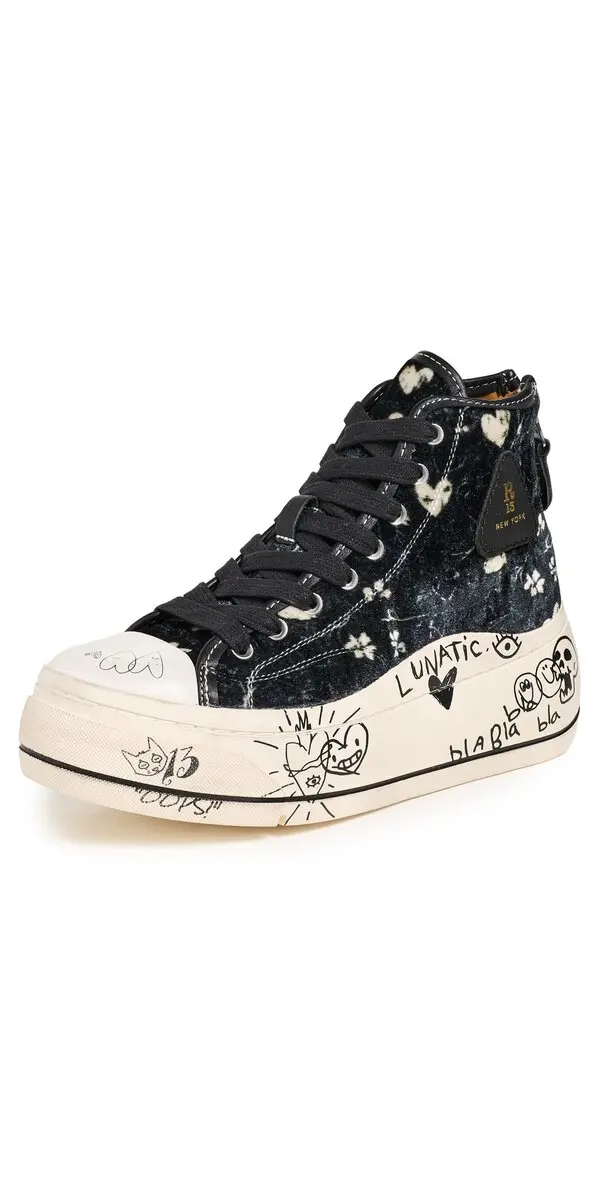 R13 Kurt High-top Sneakers