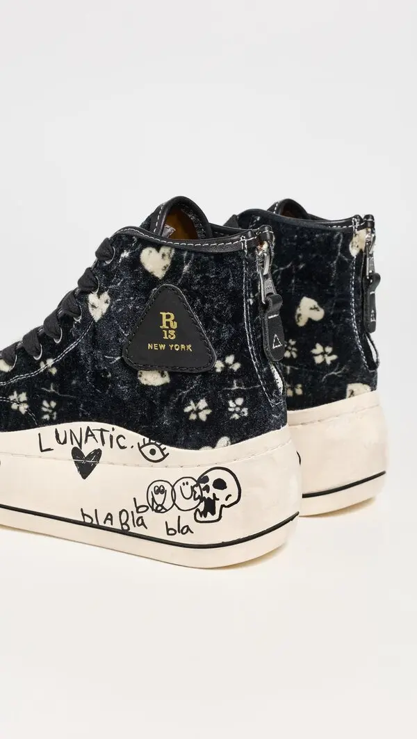 R13 Kurt High-top Sneakers