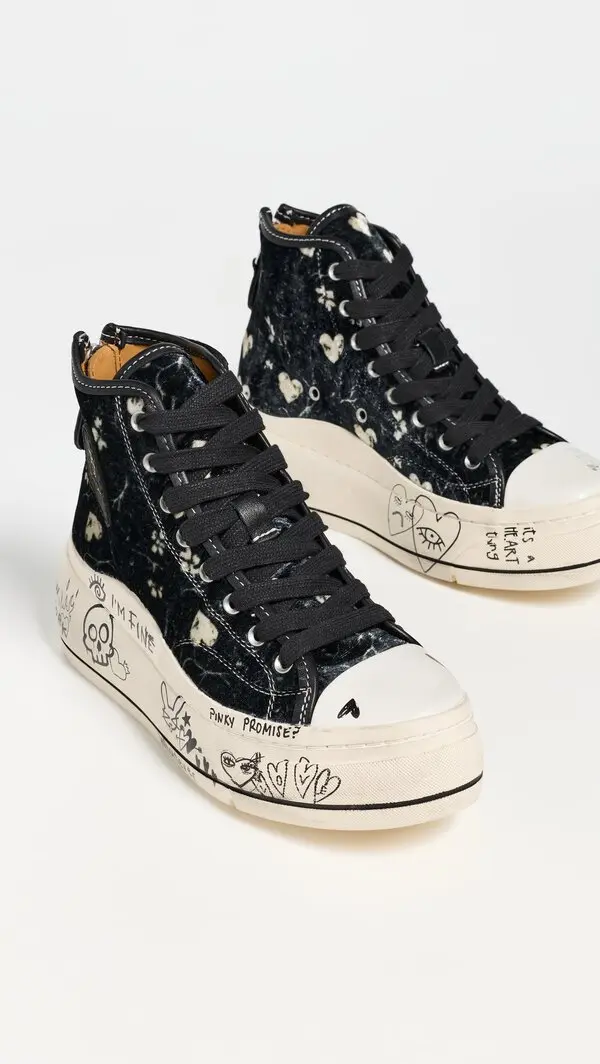 R13 Kurt High-top Sneakers
