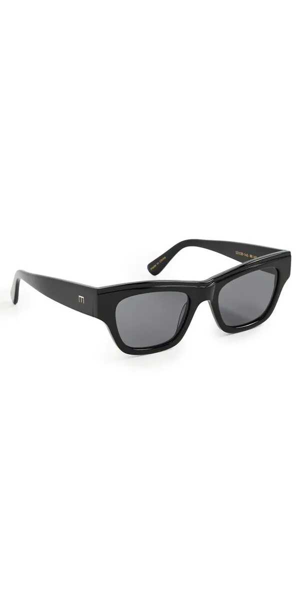 ELISA JOHNSON Rae Sunglasses - Gloss Black