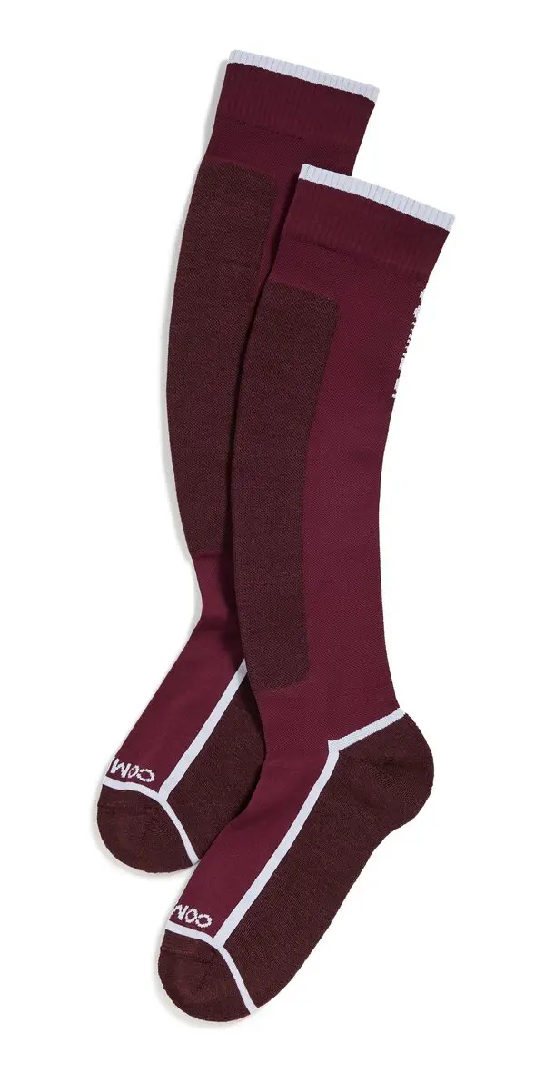 Comme Si Ski Socks - Maroon