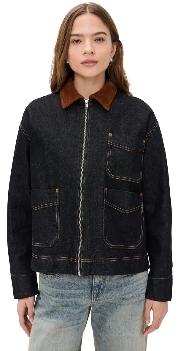 SLVRLAKE Casey Square Worker Jacket - Empty Sky