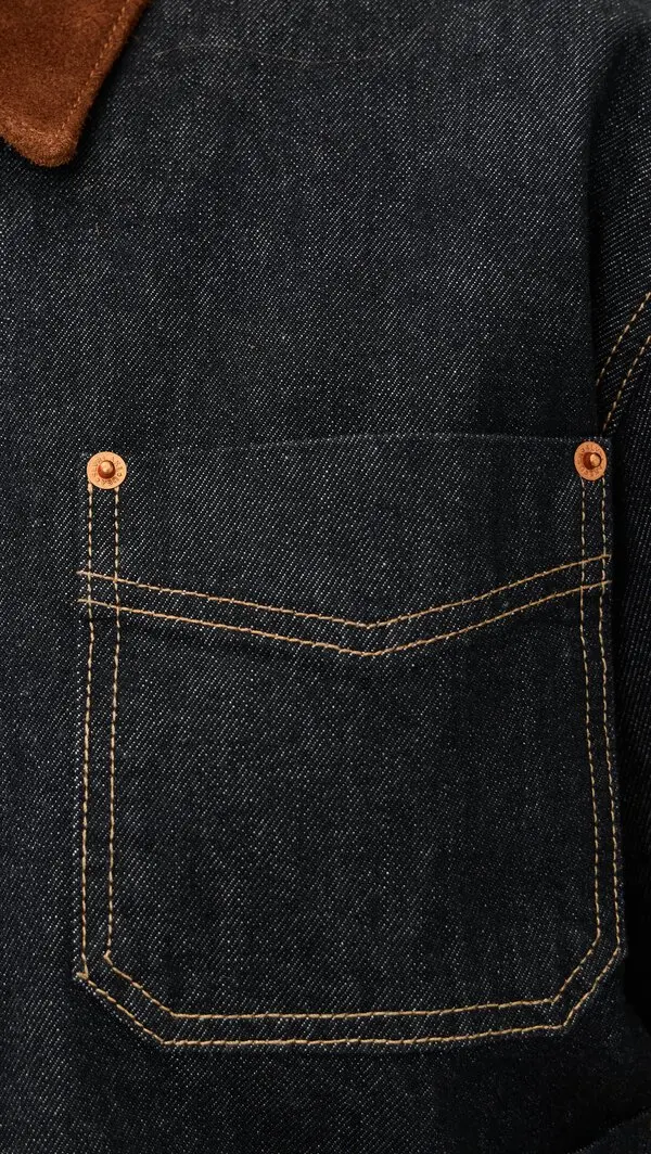 SLVRLAKE Casey Square Worker Jacket - Empty Sky