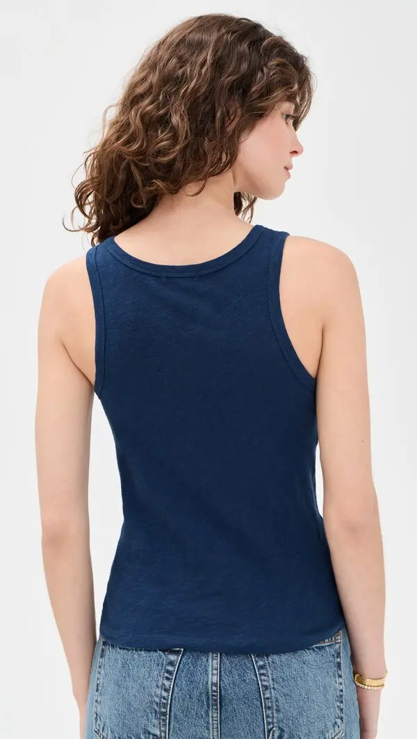 Z Supply Classic Slub Scoop Tank - Indigo