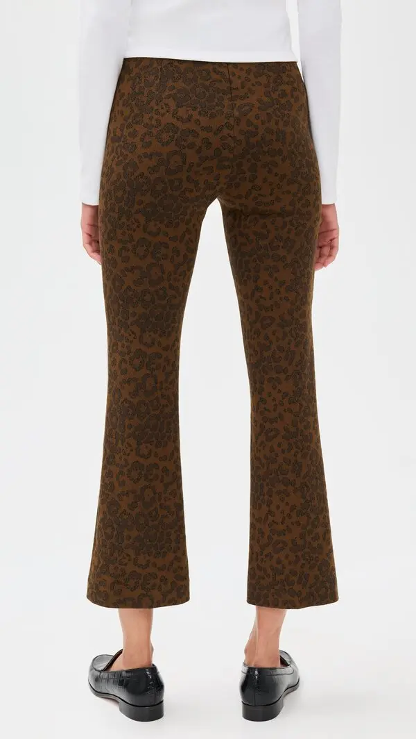 Rag & Bone Irina Ponte Jacquard Kick Flare Trousers - Lep
