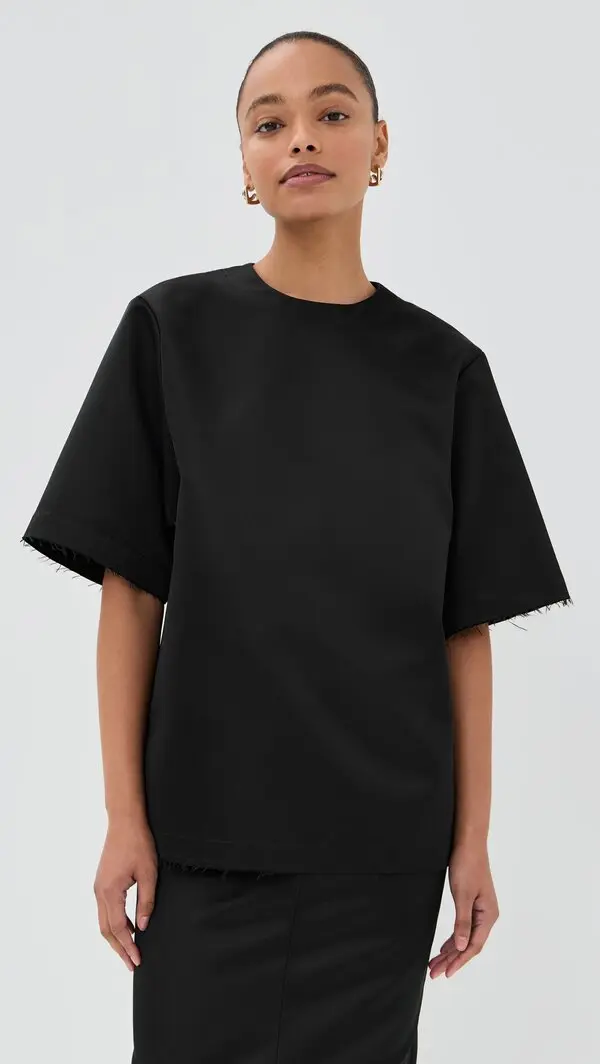 Co Oversized Satin Shirt