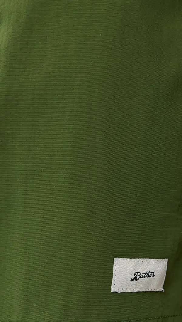 BATHER Solid Swim Trunks