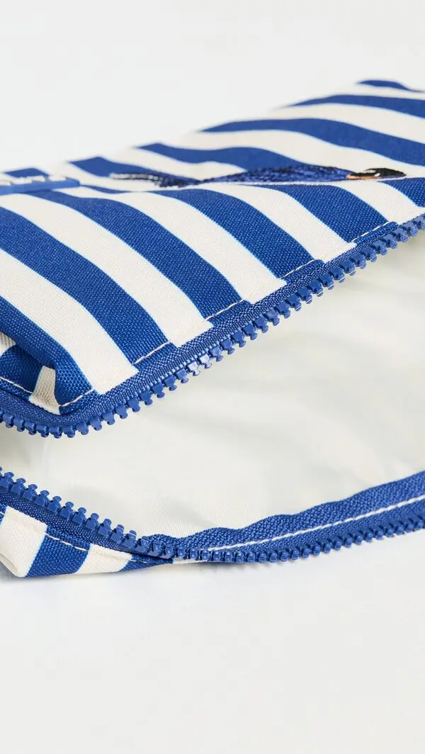 Farm Rio Parrot Stripe Pouch