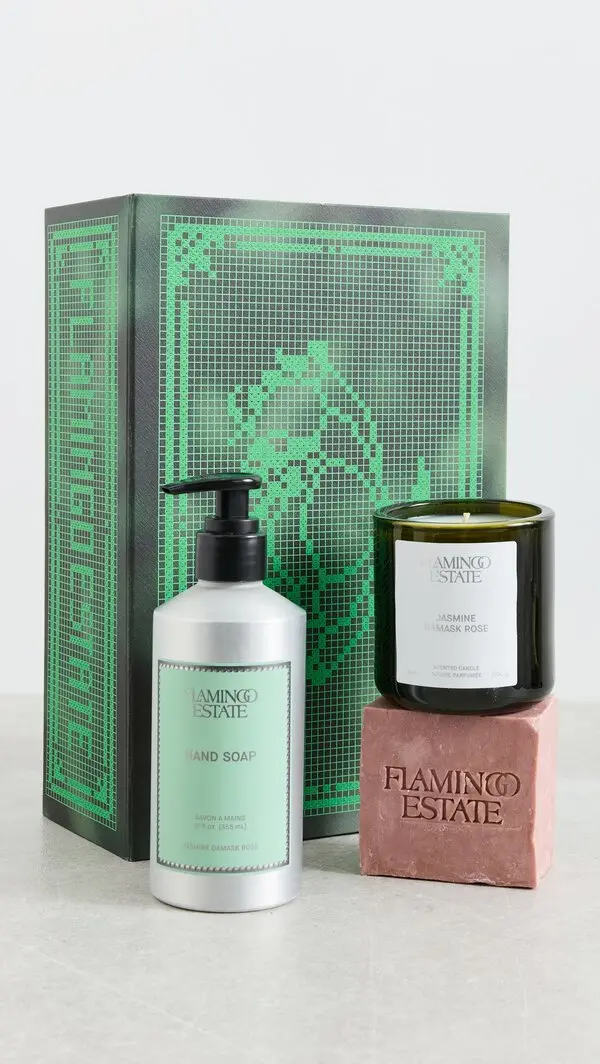 FLAMINGO ESTATE Jasmine & Rose Bath Set
