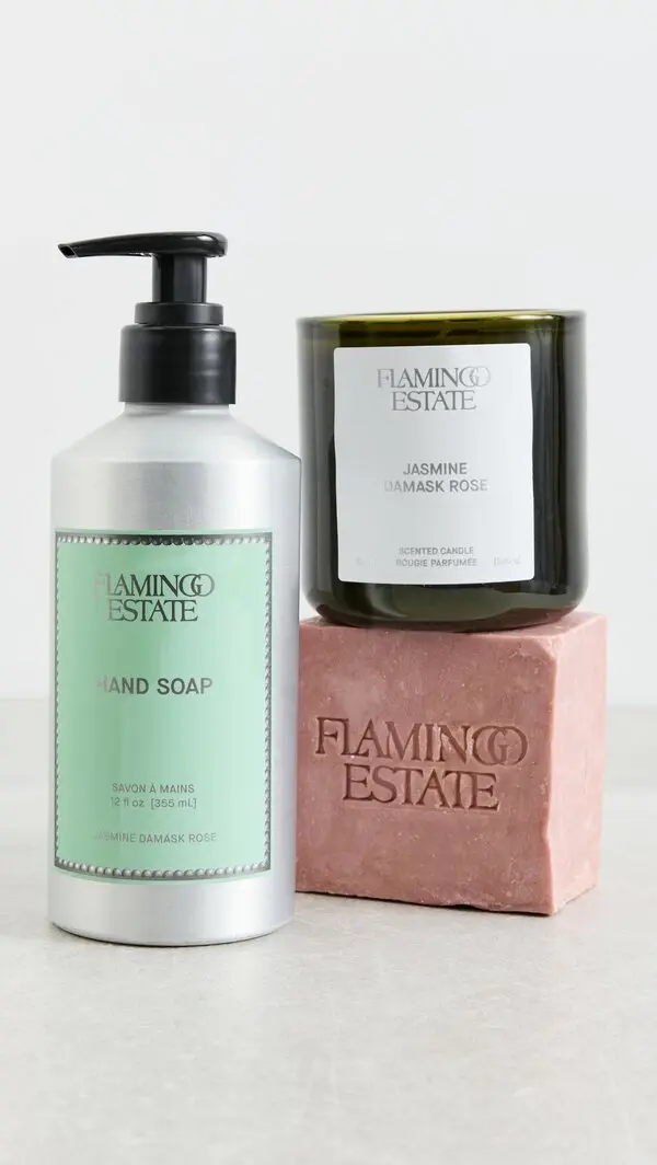 FLAMINGO ESTATE Jasmine & Rose Bath Set