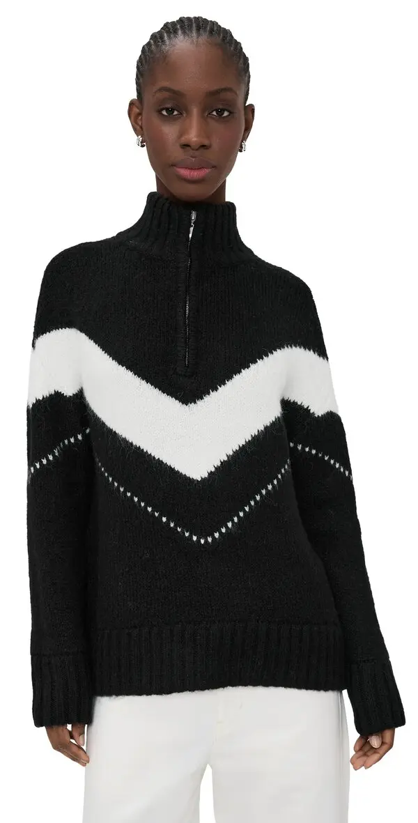 PISTOLA Arden Quarter Zip Sweater