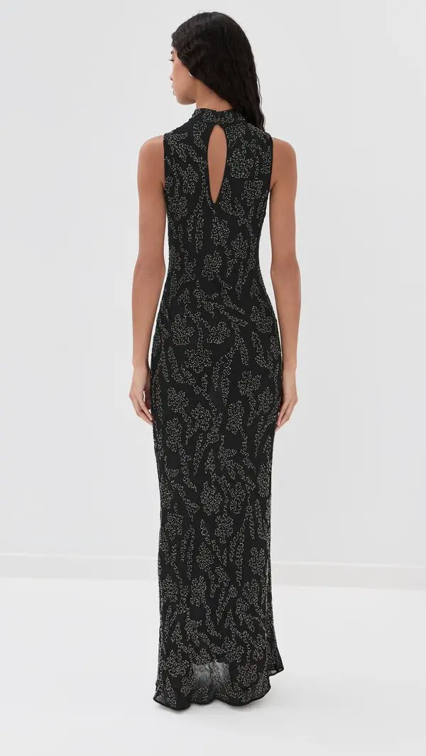 Veronica Beard Sylven Beaded Maxi Dress