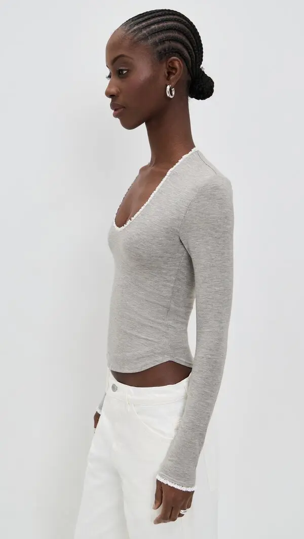 THE LINE BY K Nero Long Sleeve Top