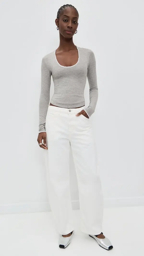 THE LINE BY K Nero Long Sleeve Top