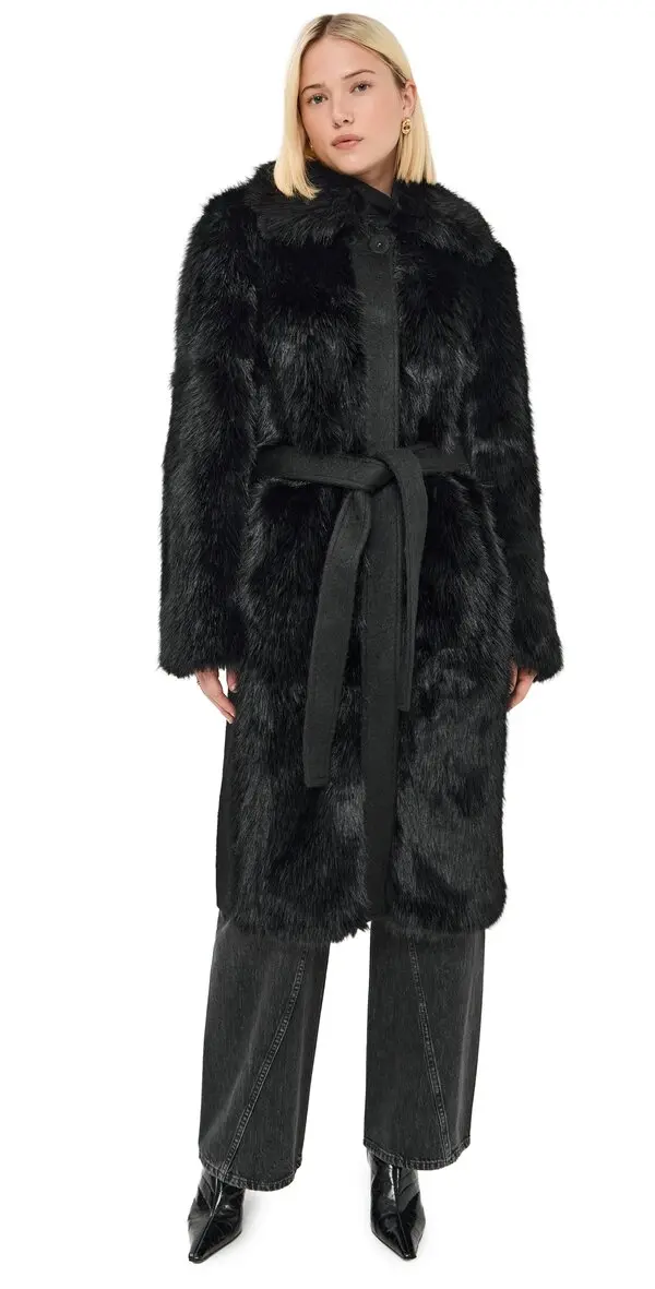 LA LIGNE Faux Fur Alpine Coat