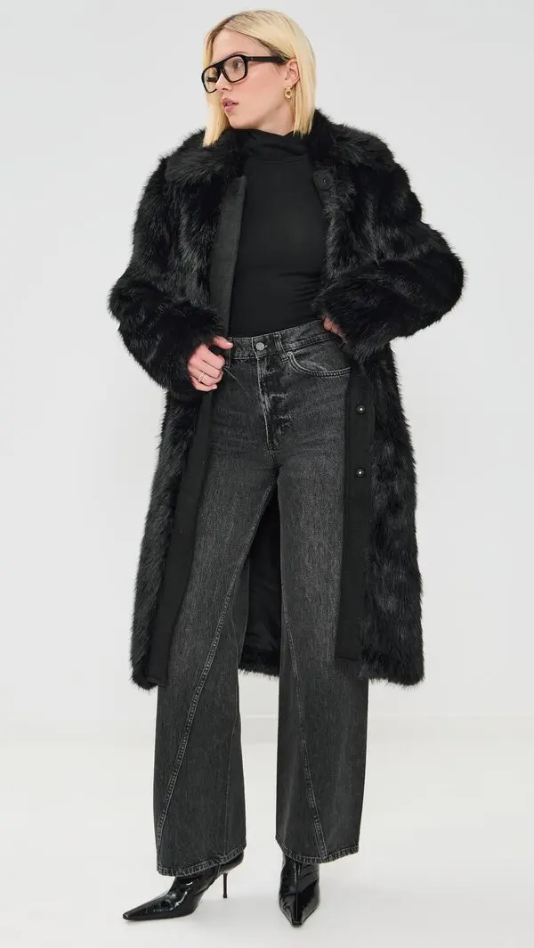 LA LIGNE Faux Fur Alpine Coat