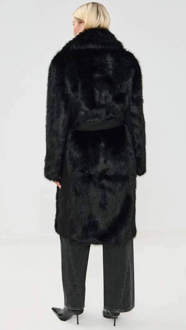 LA LIGNE Faux Fur Alpine Coat