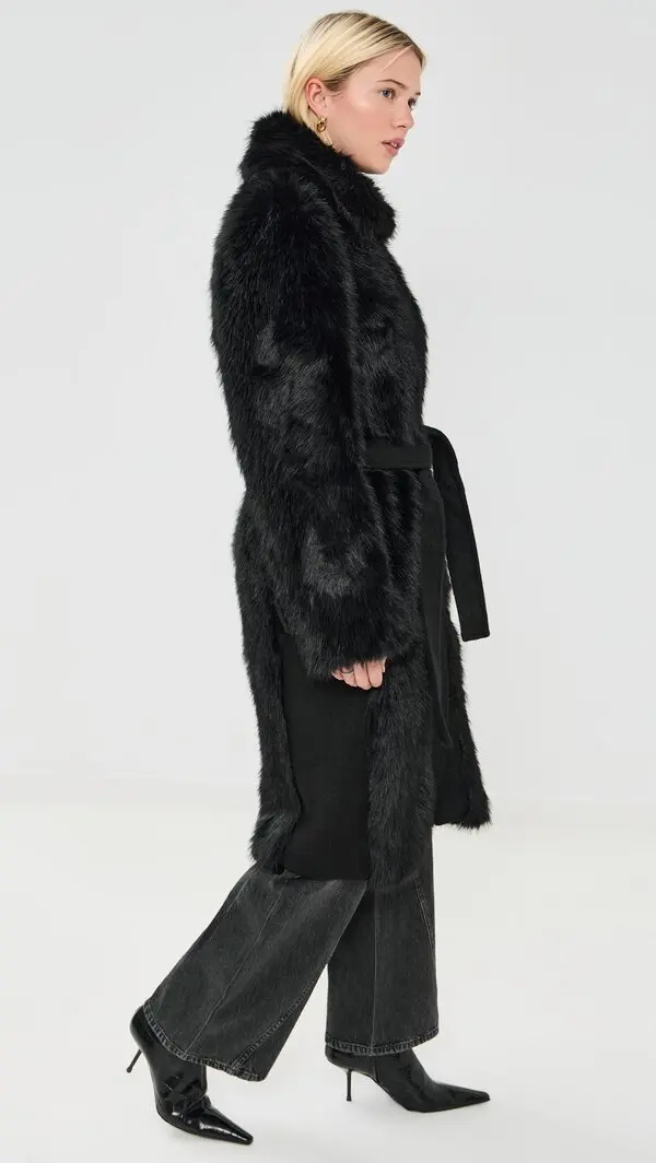 LA LIGNE Faux Fur Alpine Coat