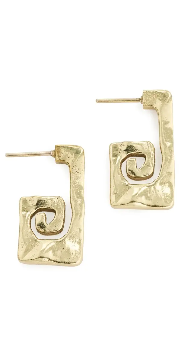 ALEMAIS Le Jardin Spiral Earrings - Gold