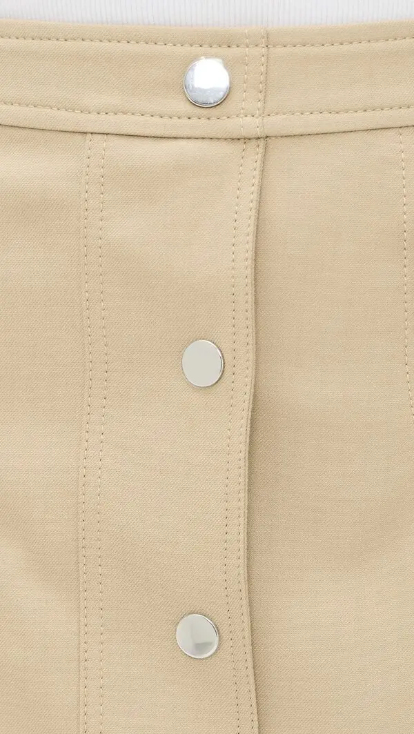 Veronica Beard Patricka Asymmetrical Skirt - Sand