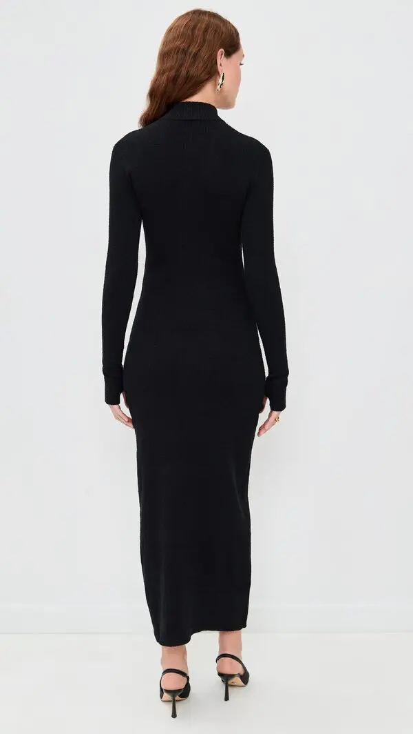 Sir The Label Chiara Beaded Long Sleeve Dress In Black - 50% Off |  Editorialist