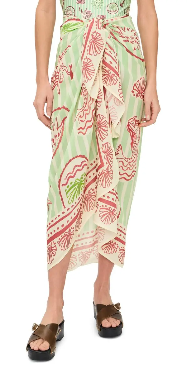 Minkpink Soleil Sarong - Mermaid Stripe
