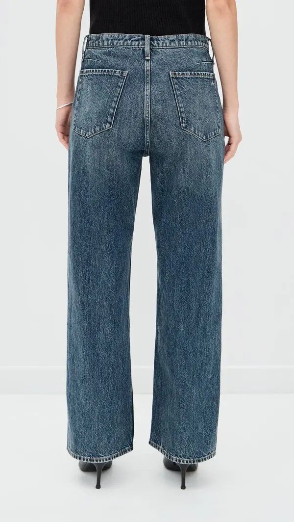 Rag & Bone Phoebe Drawstring Wide Leg Jeans