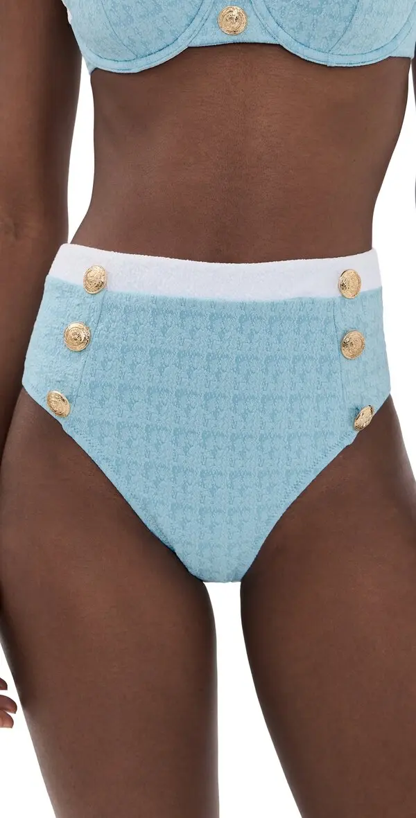L'Agence Vanessa High Waisted Bottoms - Powder Blue