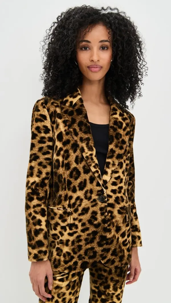 Ba&sh Bear Leopard Print Blazer