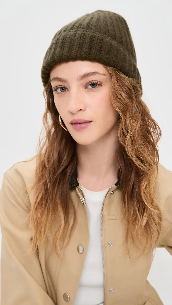 IVY ELLIS Cousteau Beanie - Olive